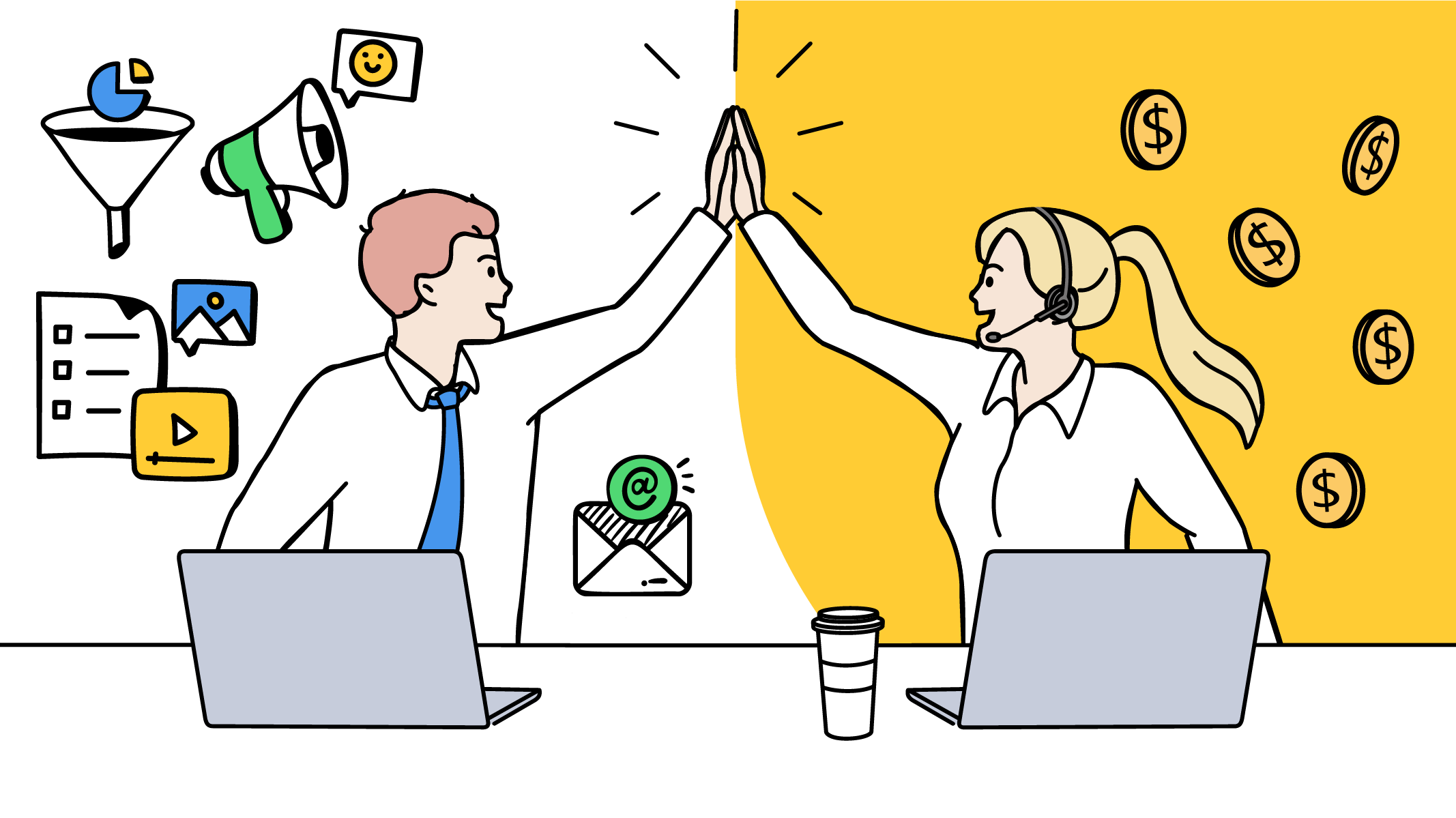 Commercial et marketing : comment collaborer pour vendre plus