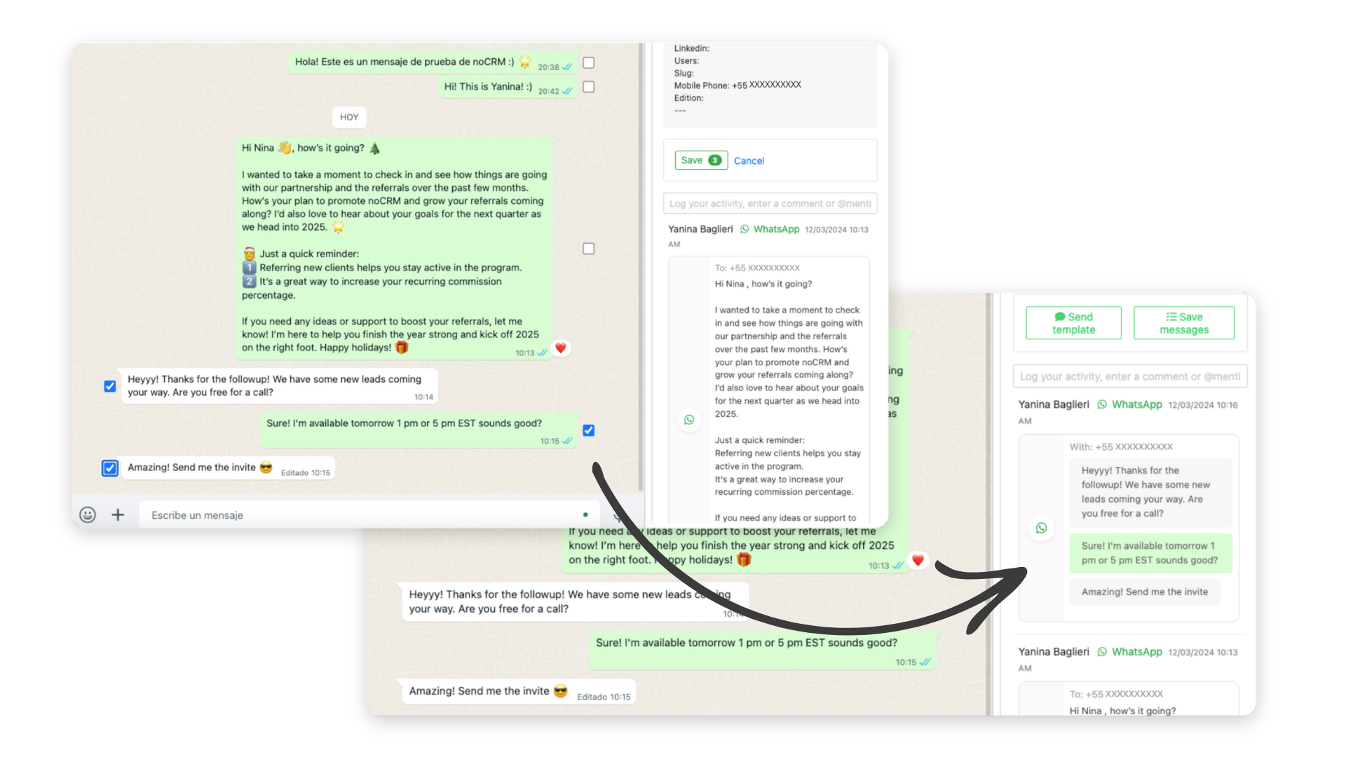 WhatsApp Chrome Extension for Sales