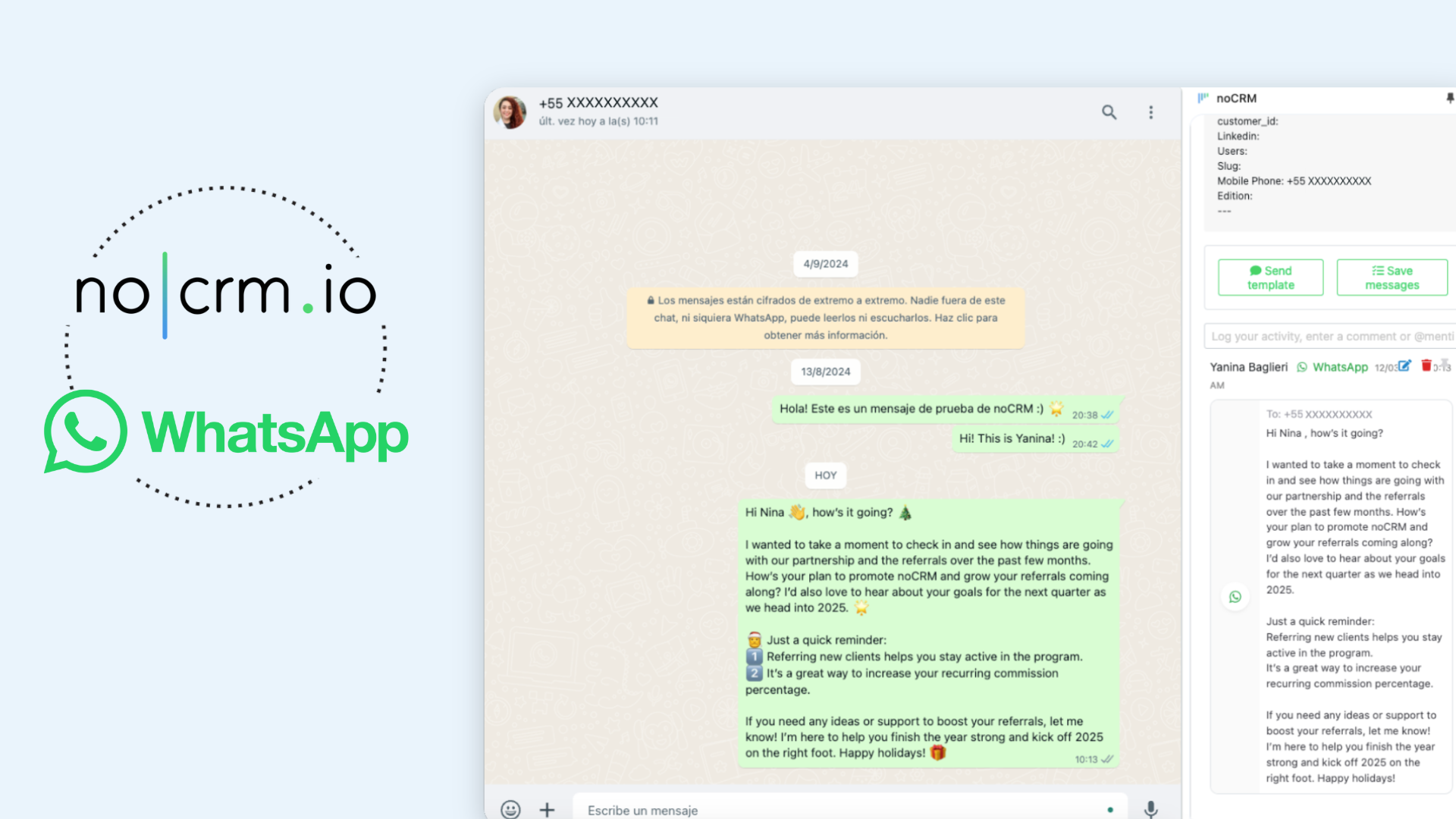 WhatsApp Chrome Extension for Sales